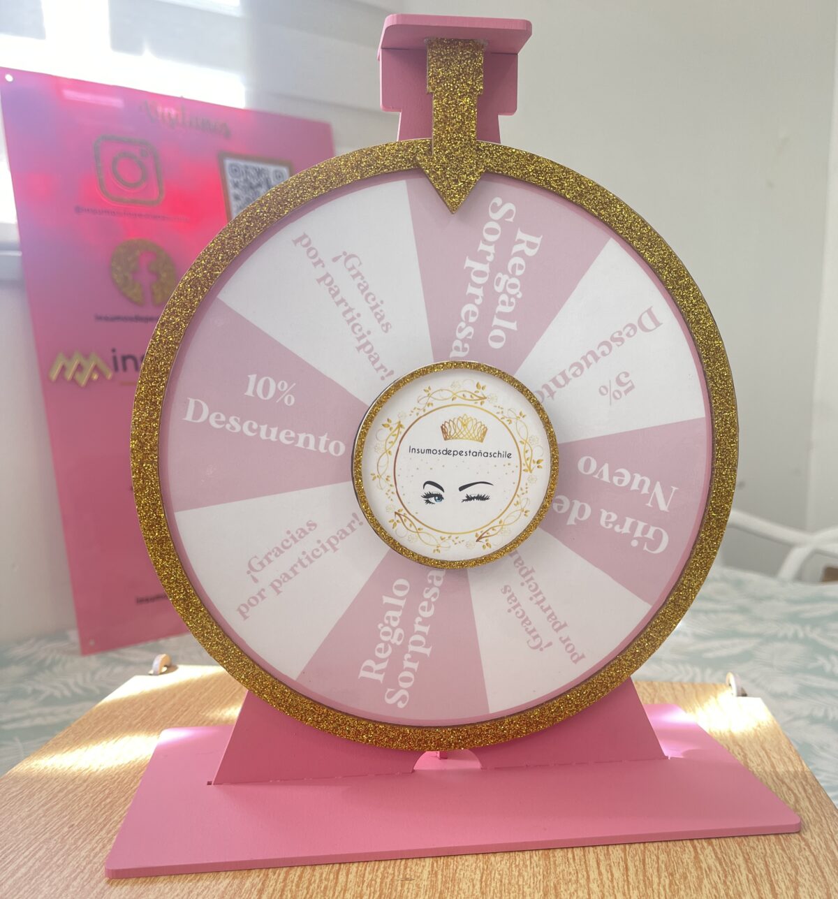 Ruleta Personalizada en Mdf y Acrílico – Color y Tamaño a Elección ...