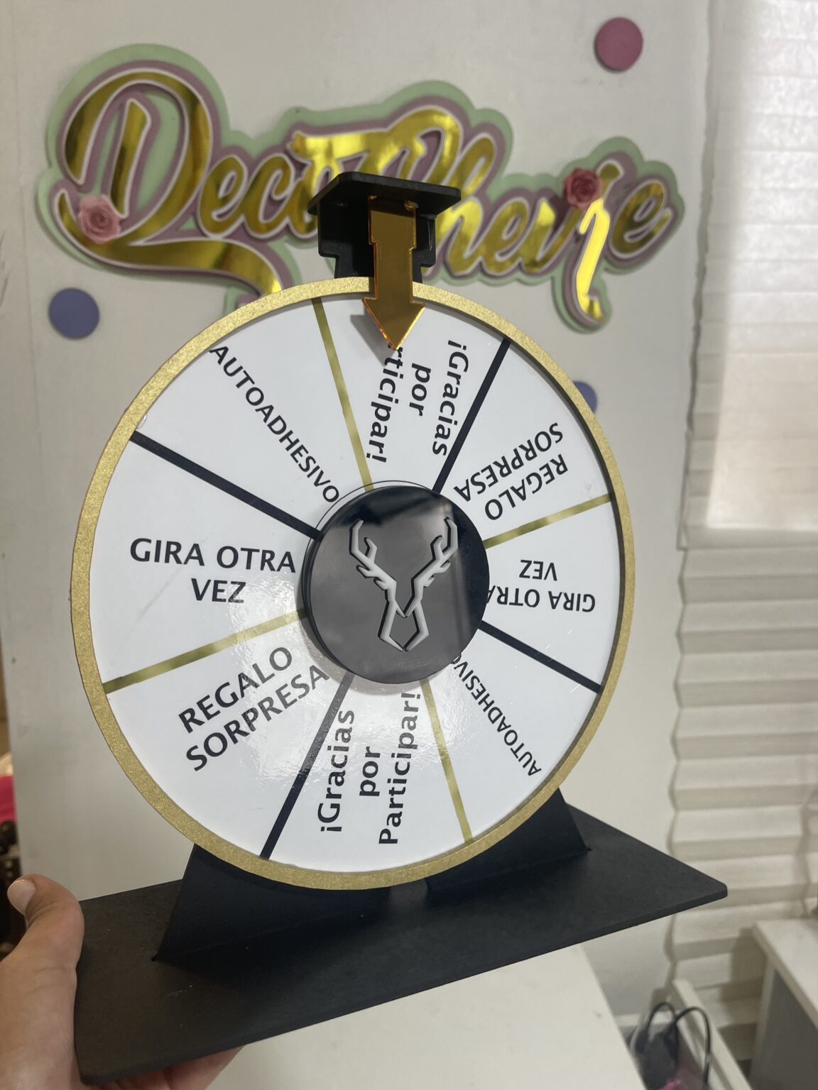 Ruleta Personalizada en Mdf y Acrílico – Color y Tamaño a Elección ...