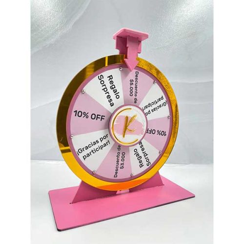 Ruleta Personalizada en Mdf y Acrílico – Color y Tamaño a Elección ...