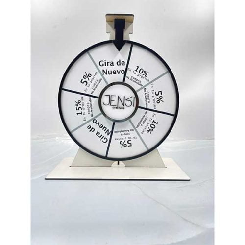 Ruleta Personalizada en Mdf y Acrílico – Color y Tamaño a Elección ...